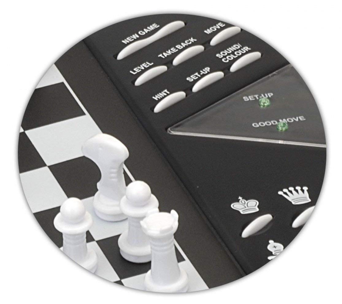 Lexibook Chessman Elite Interactive Electronic Chess, 64 Levels of ...