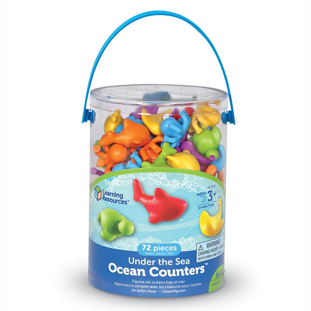Learning Resources Under the Sea Ocean Counters, Tub of 72 (Packaging ...