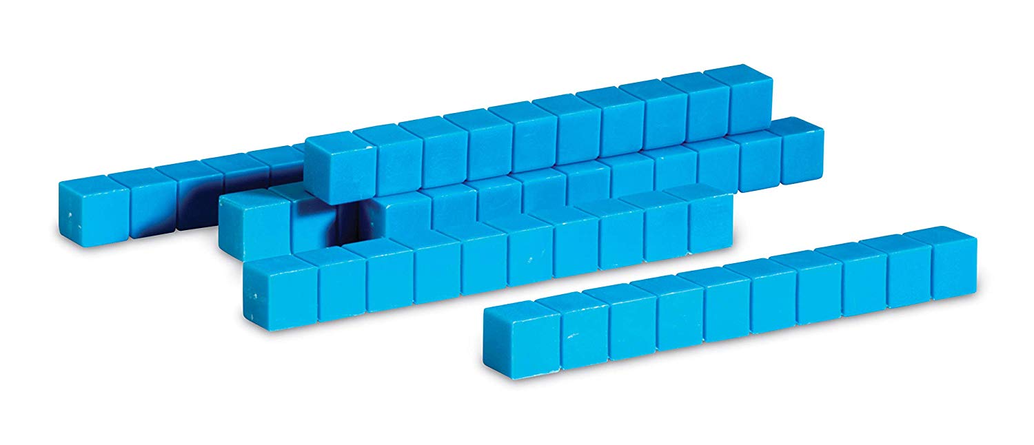 Learning Resources Grooved Plastic Base Ten Starter Set – TopToy