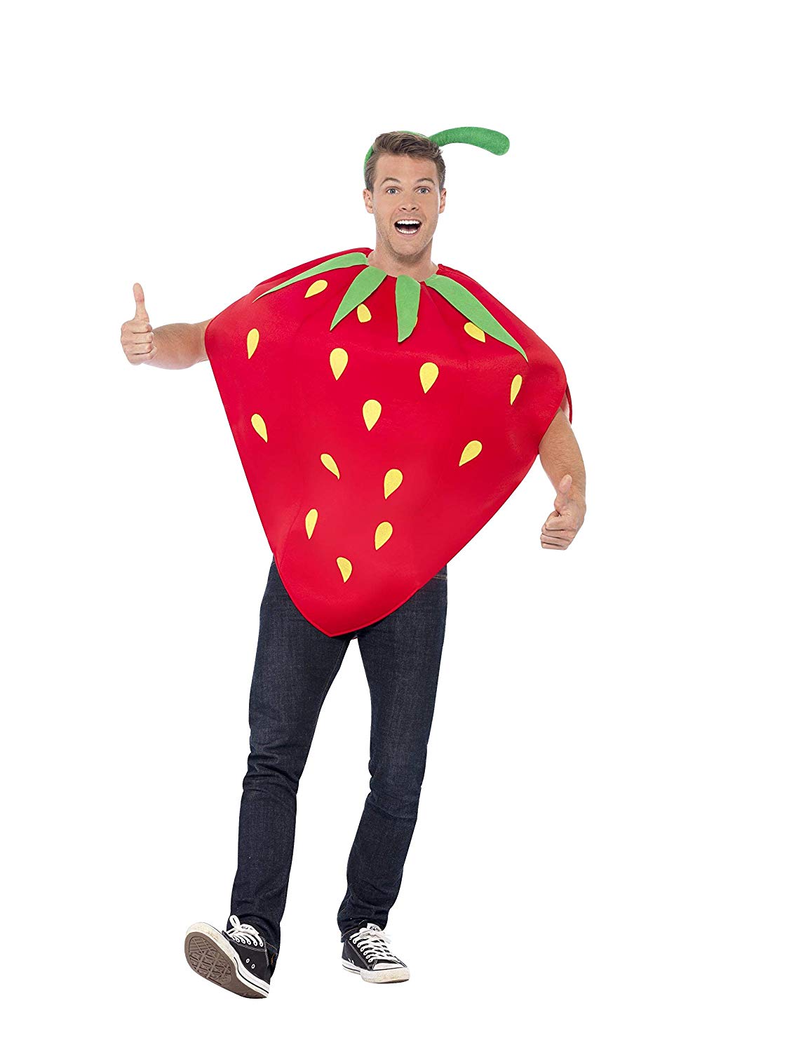 Smiffys Strawberry Costume, Red, One Size – TopToy