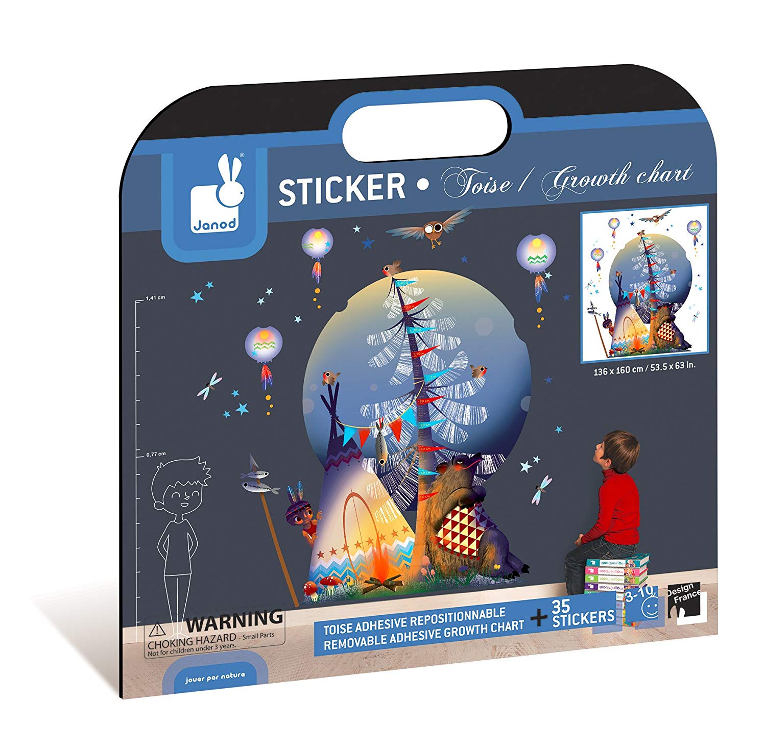 Janod Sacred Totem Growth Chart Magnetic Stick – TopToy