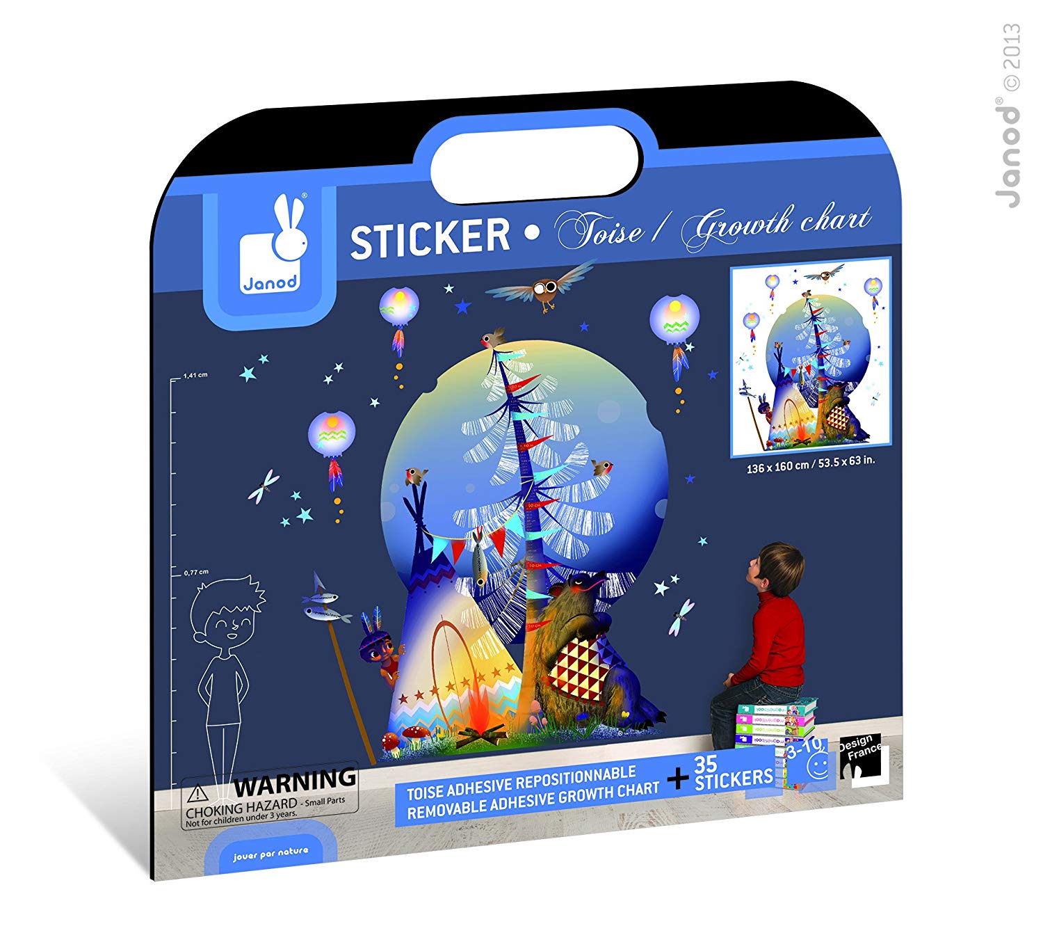 Janod Sacred Totem Growth Chart Magnetic Stick – TopToy